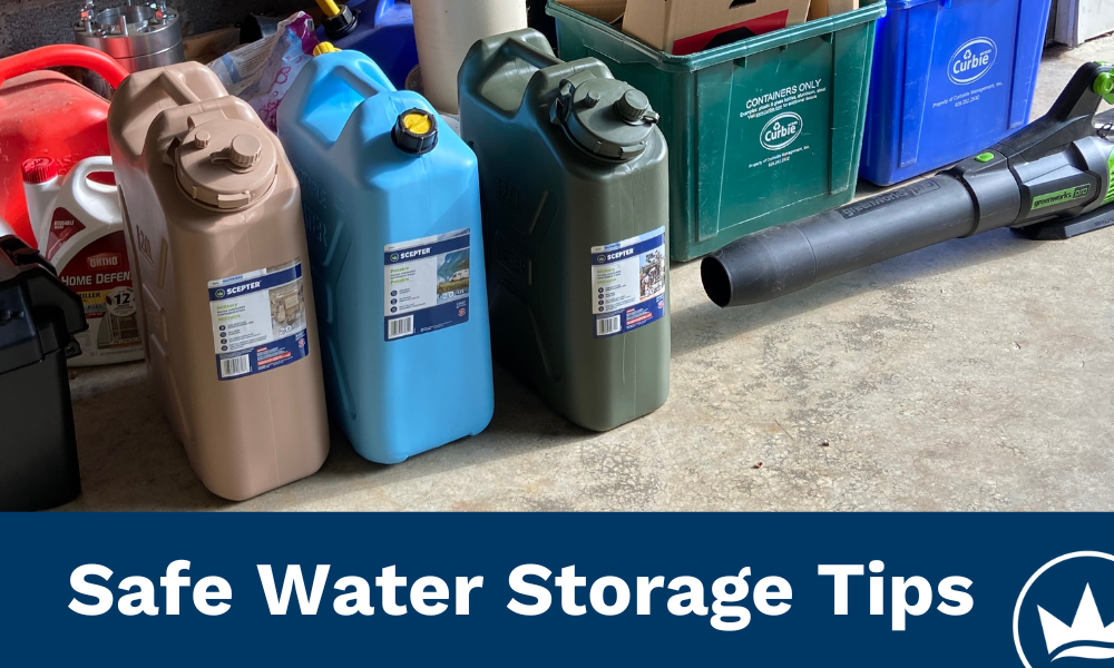 Safe Water Storage Tips