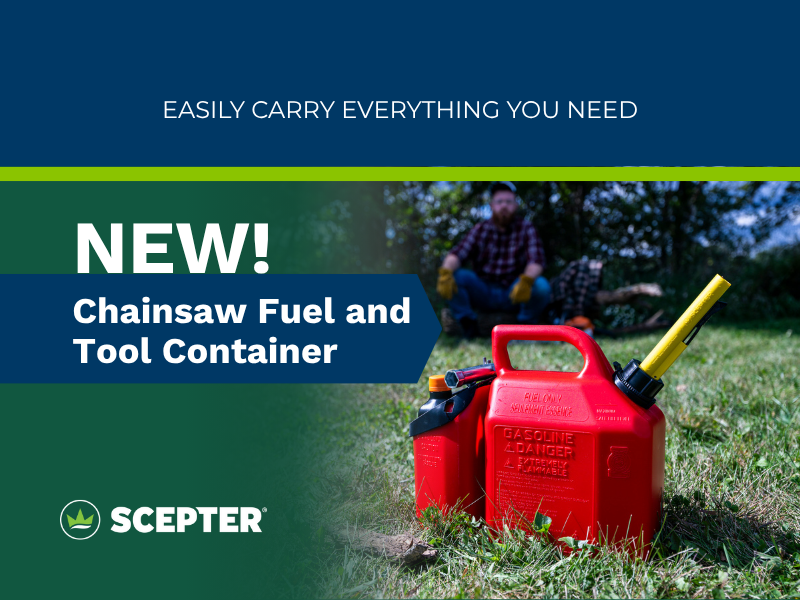 Scepter Launches New Chainsaw Fuel and Tool Container